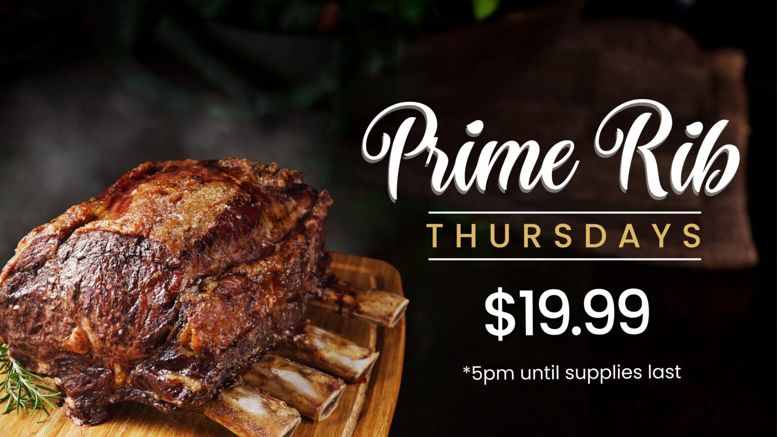 Prime Rib Thursdays - Red Deer Resort & Casino